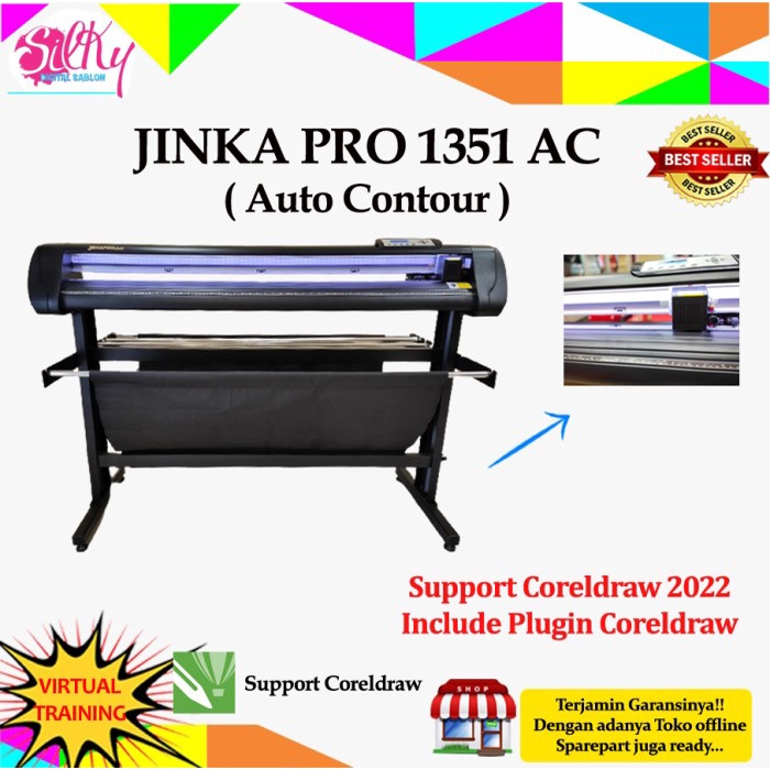 Jual Mesin Cutting Sticker Jinka Pro AC 1351 - 120cm ( Auto Countur ...