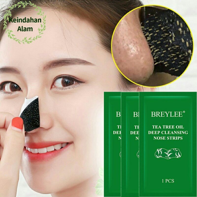 Jual BREYLEE Tea Tree Blackhead Mask Nose Strips | Shopee Indonesia