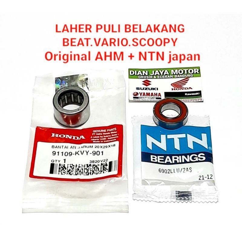 Jual BEARING LAHER PULI Honda BEAT ESP ORIGINAL AHM + NTN JAPAN BEAT ...