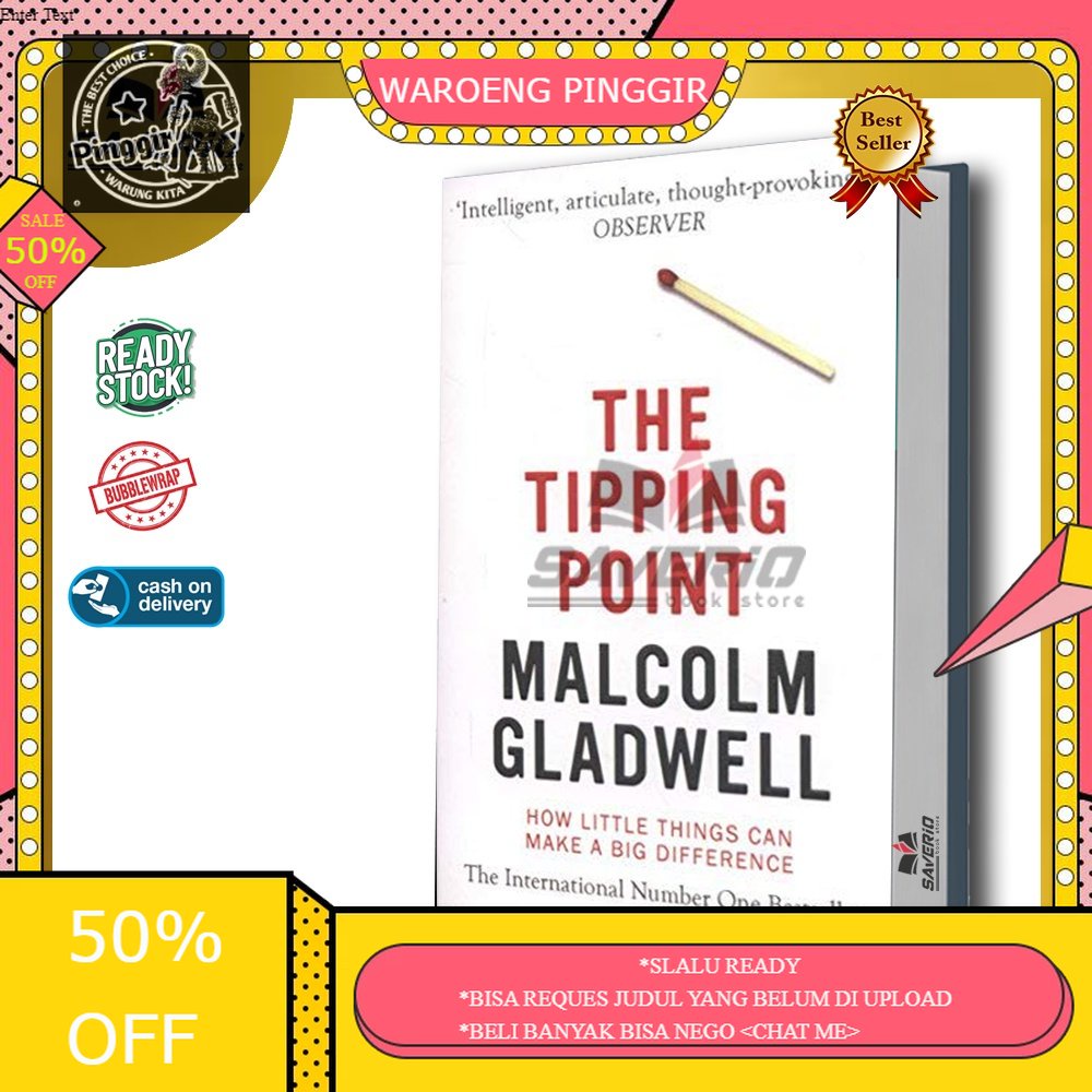 Jual Buku Malcolm Gladwell - The Tipping Point | Shopee Indonesia