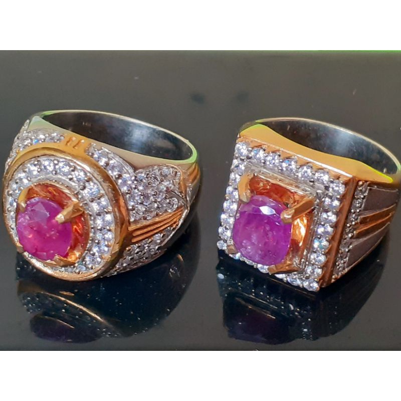 Jual natural [PURPLISH PINK SAPPHIRE HEAT ONLY CEYLON SRILANKA] purple ...