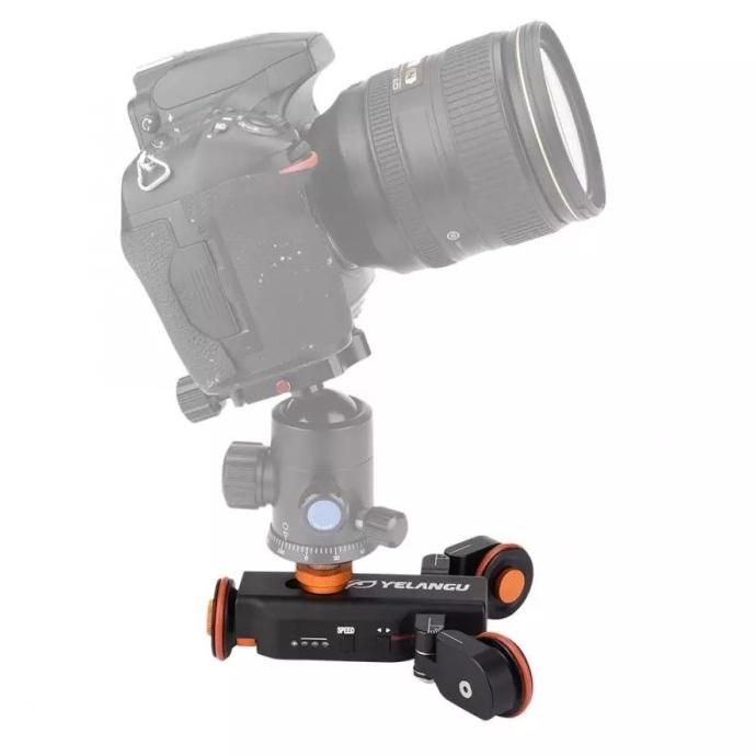 Jual Yelangu L4X Mini Motorized Electric Track Dolly Slider Motor Dolly ...