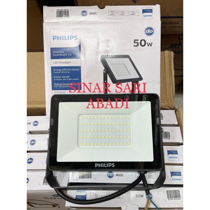Jual Philips LED Lampu Sorot BVP150 50W 50 watt Floodlight PHILIPS | Shopee Indonesia