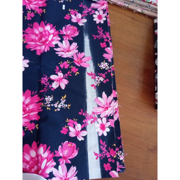 Jual Kain katun Jepang Potongan 1.7m - 2 m Reject Pabrik Harap Baca ...