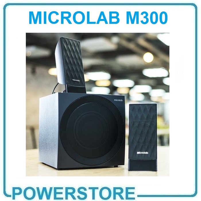 Jual Microlab M300 38 Watt RMS Multimedia Speaker Komputer PC | Shopee ...