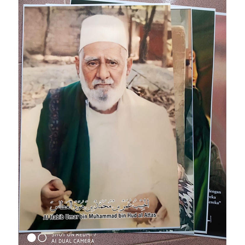Jual poster habib umar bin muhammad bin hud al attas bahan luster uv ...