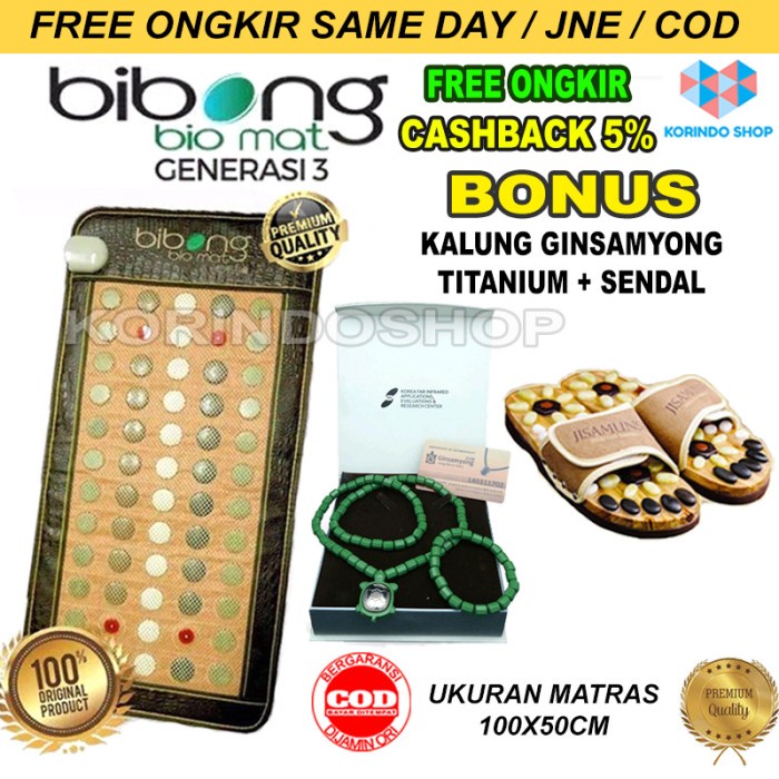 Jual BIBONG BIO MAT GEN 3 MADE IN KOREA ORIGINAL / JEIDO / JADE MAT ...