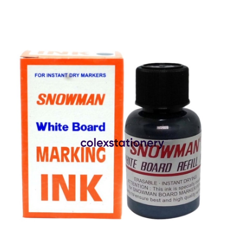 Jual [1 PC] Isi Tinta Spidol Whiteboard / Isi Non Permanent Snowman ...