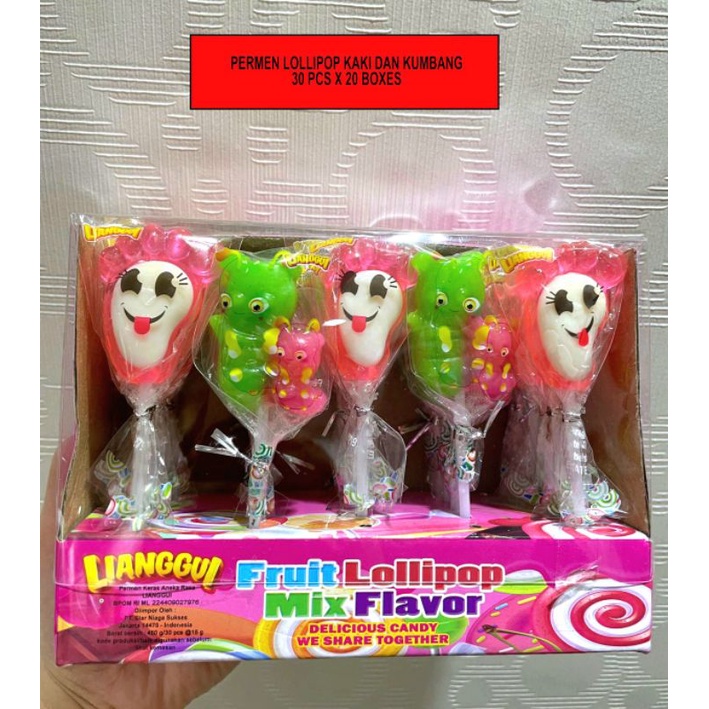 Jual Permen Cemilan Snack Kaki Kumbang Mainan Anak Murah (isi 30 pcs ...