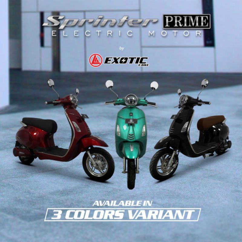 Jual Sepeda Motor Listrik T3 Vespa Sprinter Spinter Prime Scopy Pasific ...