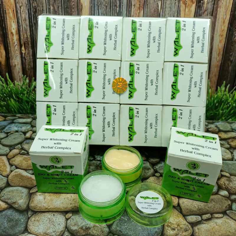 Jual Cream WALET 2in1 Susun Original Siang Dan Malam (12 Pcs) | Shopee ...