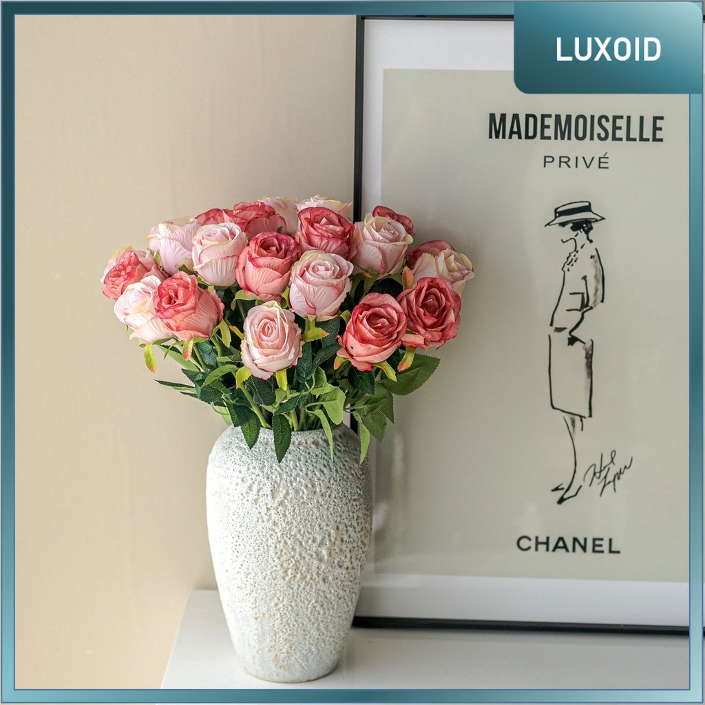 Jual LUXOID - SILK ROSE Bunga mawar palsu/The simulation flower/harga ...