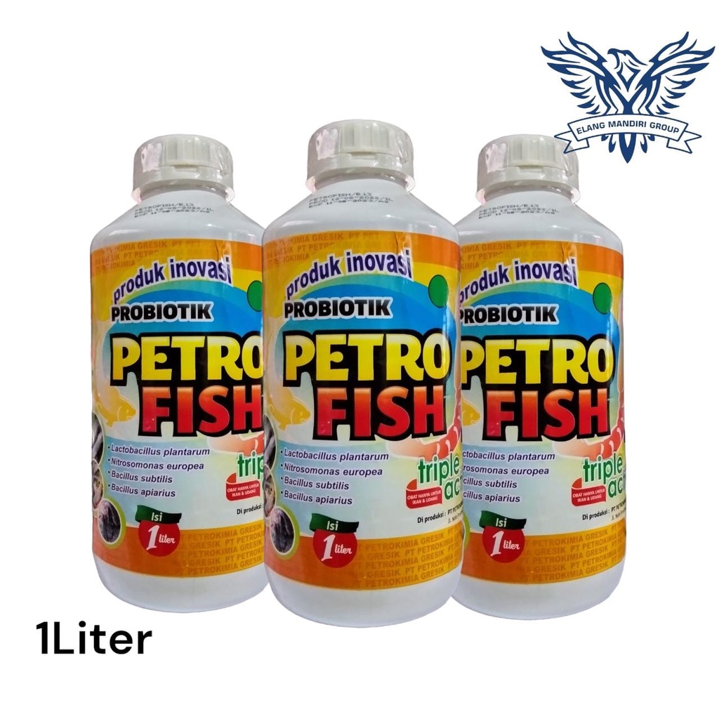 Jual Petro Fish Petrofish 1 Liter Probiotik Suplemen Makanan Ikan dan ...