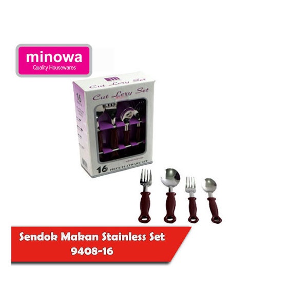 Jual Minowa Sendok Makan Stainless Set | Shopee Indonesia