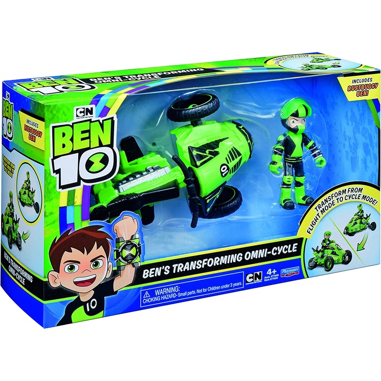 Jual BEN 10 BEN TRANSFORMING OMNI-CYCLE ORIGINAL BEN10 PLAYMATES TOYS ...