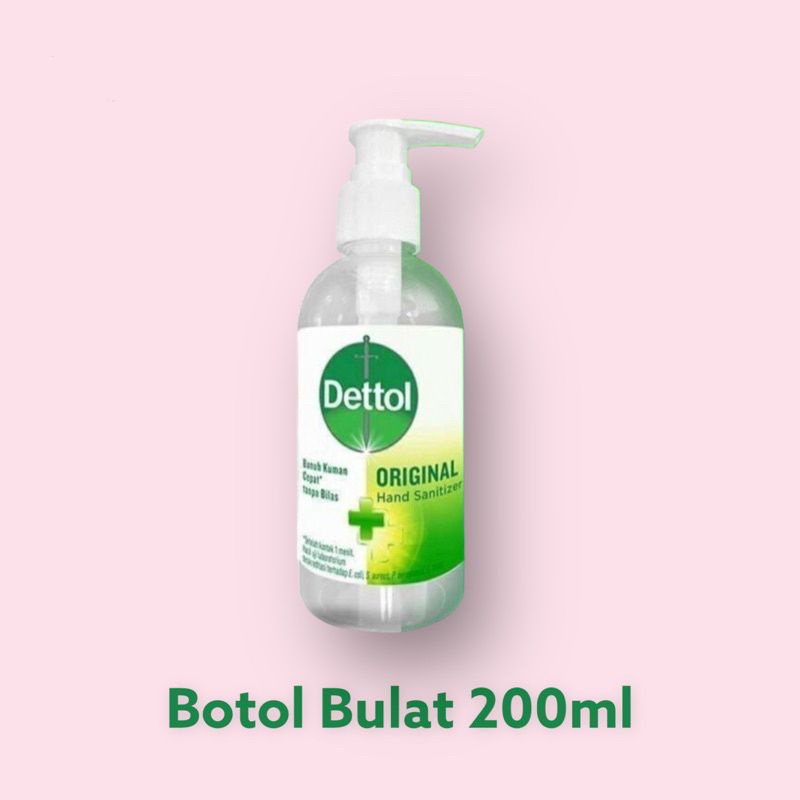 Jual Dettol Hand Sanitizer Gel 200ml [ Botol Bulat ] | Shopee Indonesia