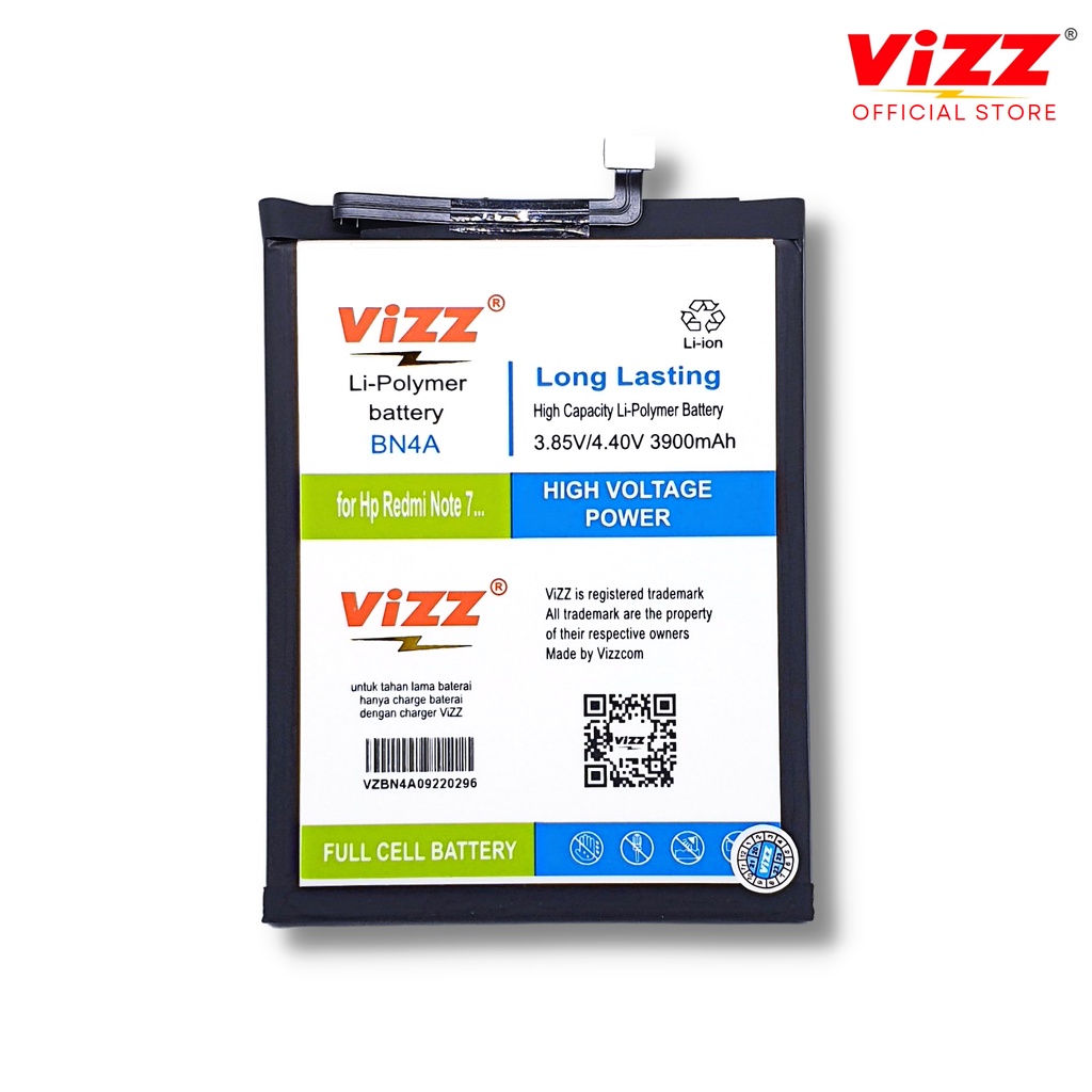 Jual VIZZ Baterai Xiaomi BN4A Batre Redmi Note 7 / Redmi Note 7 Pro ...