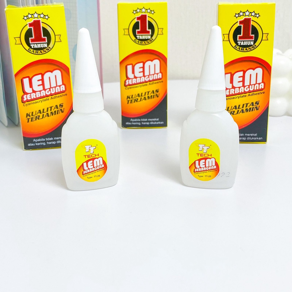 Jual Lem Besi TT Tech 20 ml / Lem Korea Kualitas Super / Perekat Power ...