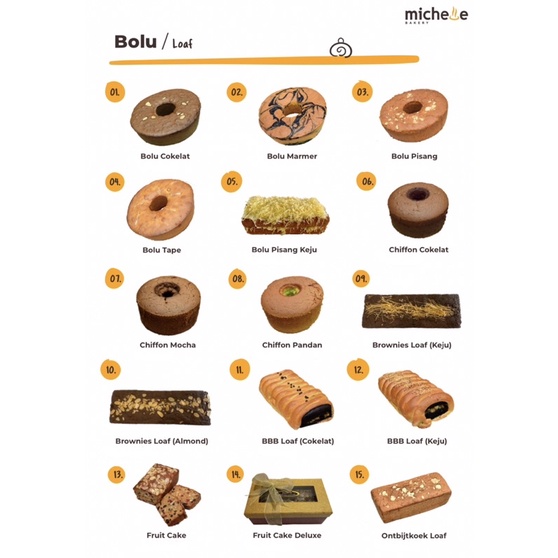 Jual MICHELLE BAKERY Bogor Brownies Banana Bread | Chiffon | Lapis ...