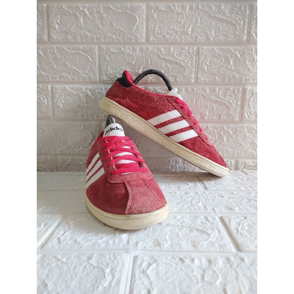 Jual ADIDAS VL COURT RED 41 SCND | Shopee Indonesia