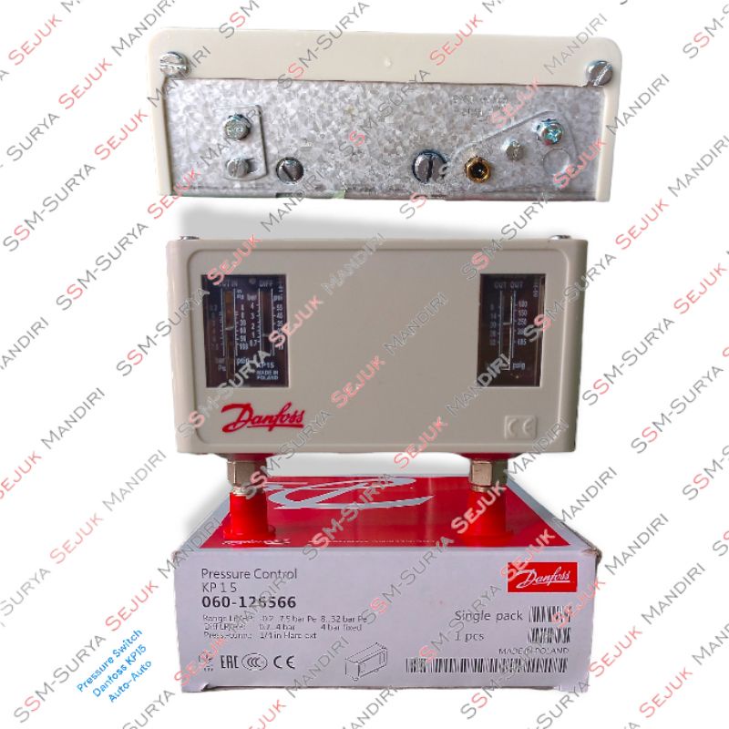 Jual PRESSURE SWITCH CONTROL DANFOSS KP15 | Shopee Indonesia