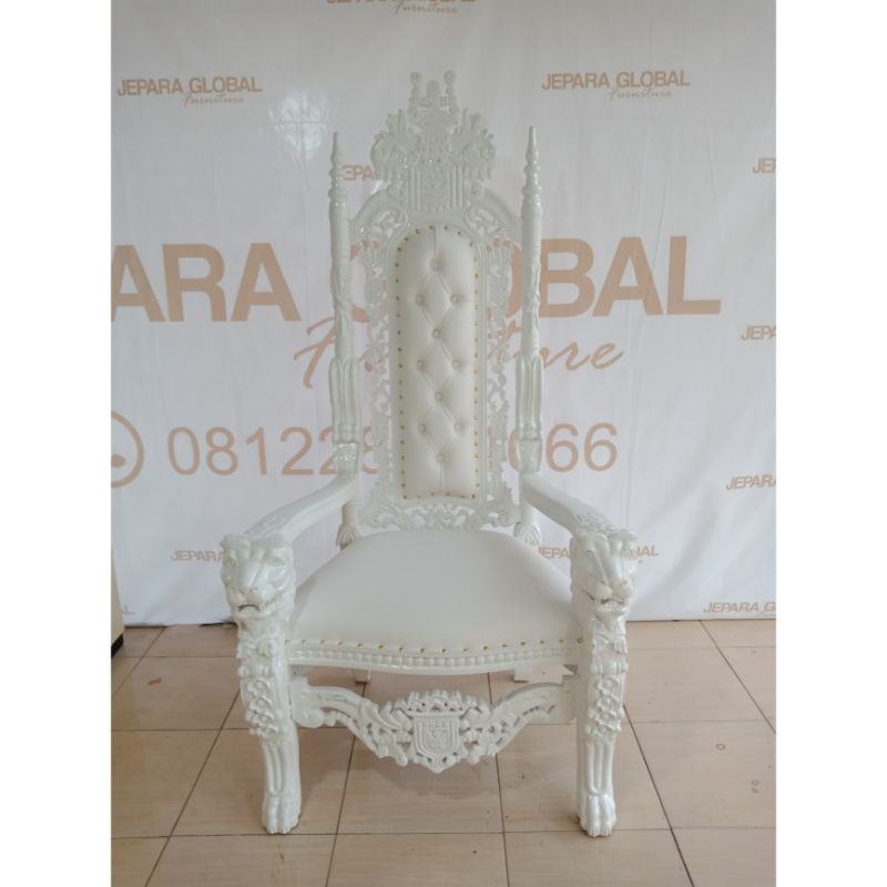 Jual Kursi ukir raja king lion duco ( kursi rapat,kursi makan,kursi ...