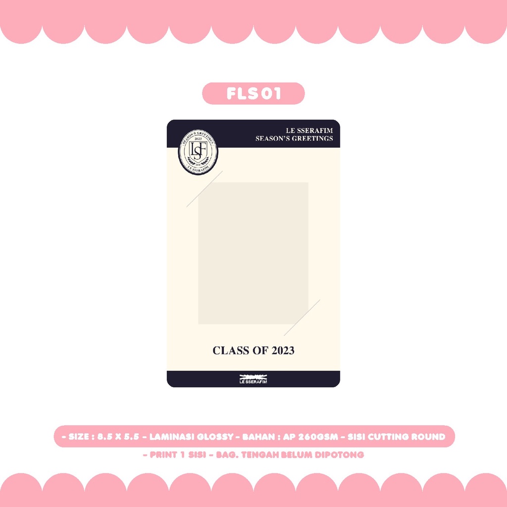 Jual Id Photo Frame (by fanmade) - Girl Grup Kpop Version ( IVE , DREAM ...