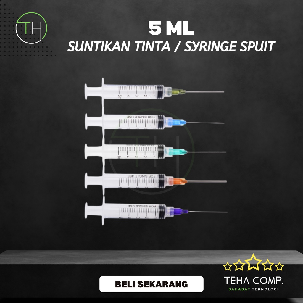 Jual Suntikan Tinta Printer 5ml 10ml Alat Suntik Tabung Infus Catridge ...