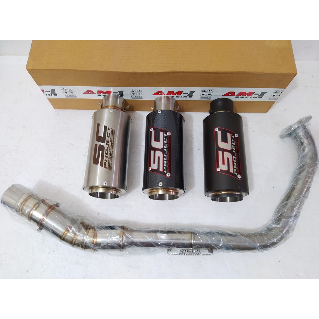 Jual Knalpot Sc Project Supra Gtr Fit x 110 125 150 Absolute Revo Blade ...