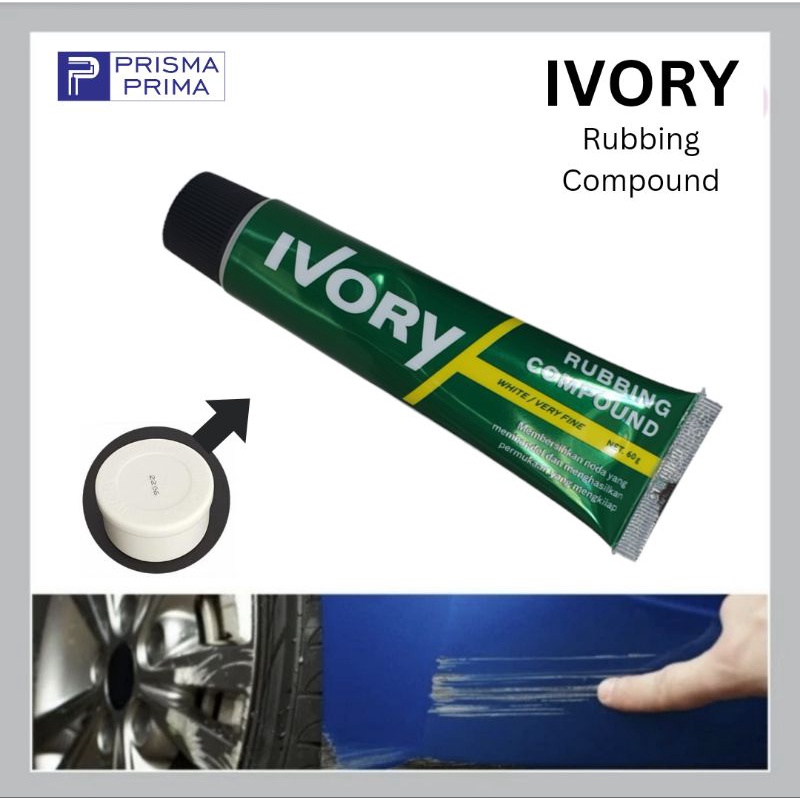 Jual IVORY Rubbing Compound Penghilang Baret Lecet Mobil Motor | Shopee ...