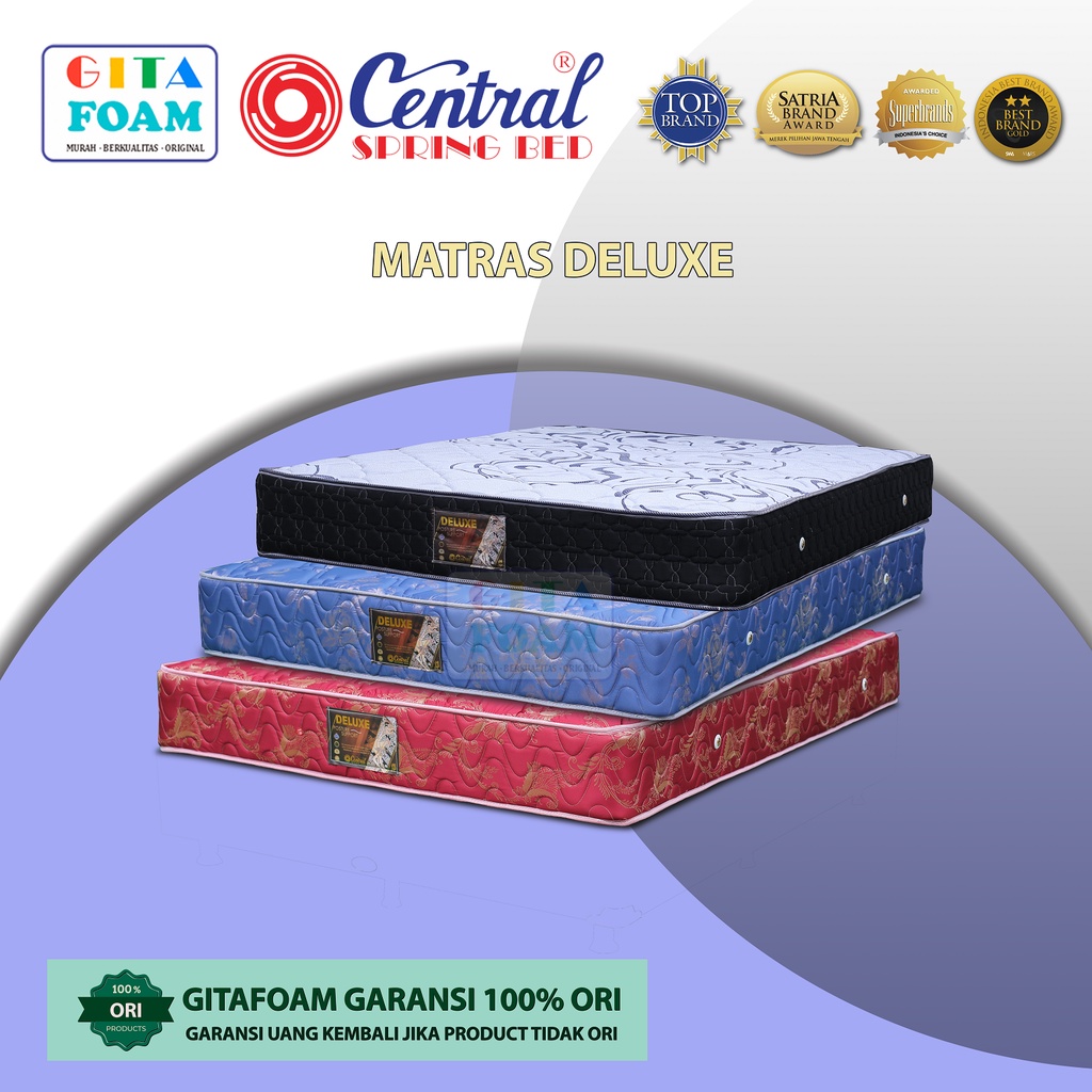 Jual Matras Springbed No 1 Ukuran 180x200 Central Deluxe / Kasur ...