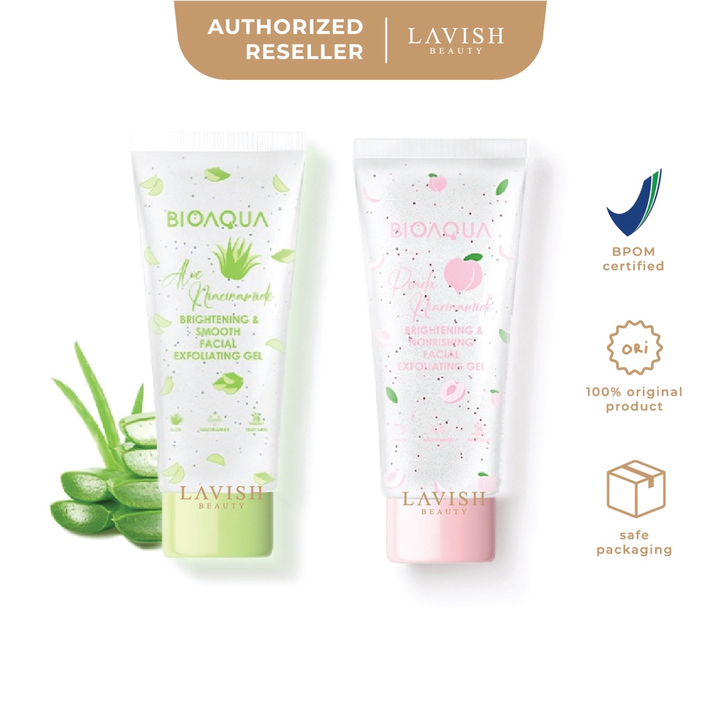 Jual BIOAQUA BIO AQUA Aloe Niacinamide Brightening and Smooth // Peach ...