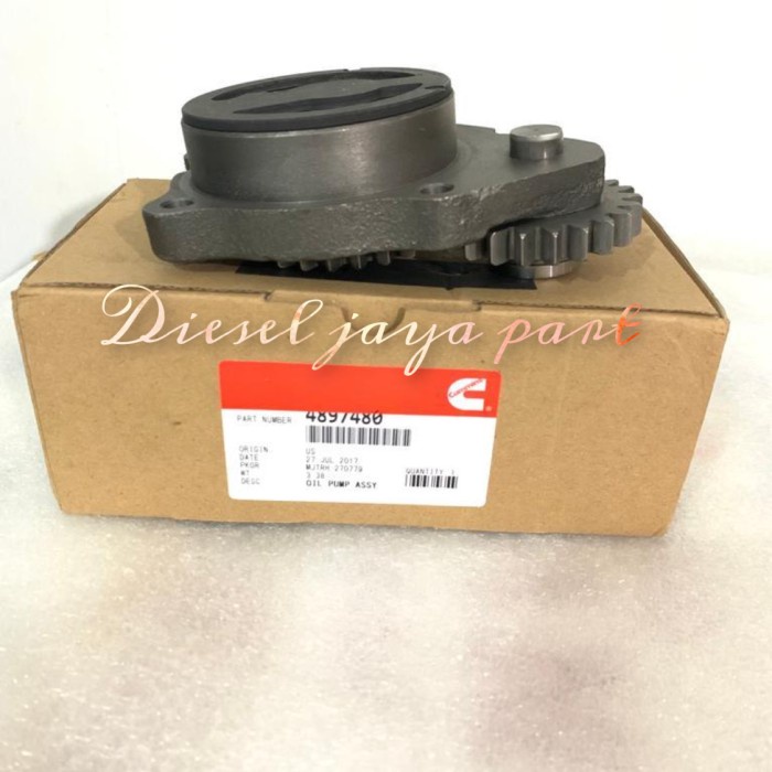 Jual 4897481 6754-51-1101 Oil Pump Pompa oli Pc200-8 Pc200 8 Komatsu ...