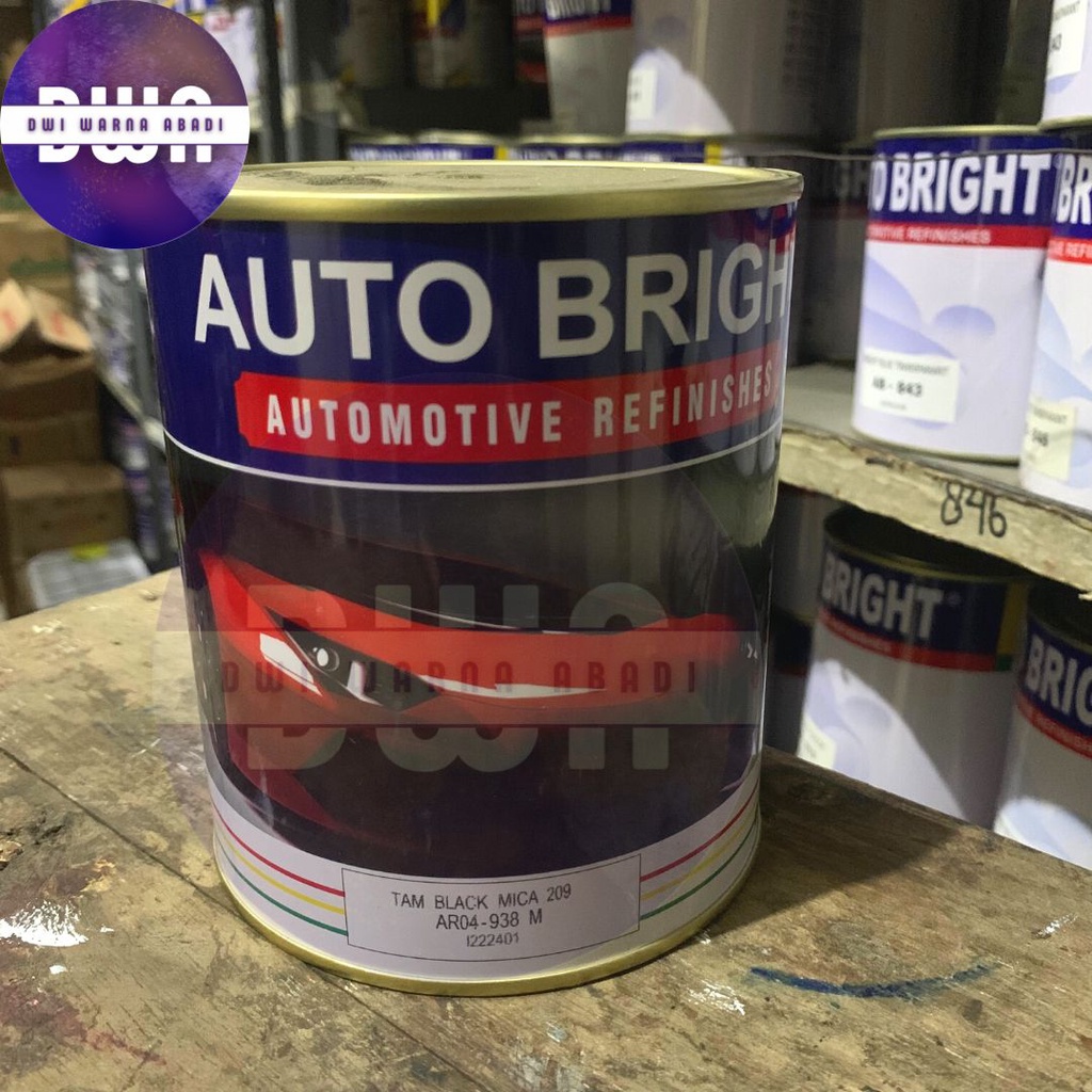 Jual Cat PU Tam Black Mica 209 AR04-938 M AutoBright 1/4KG RePack di ...