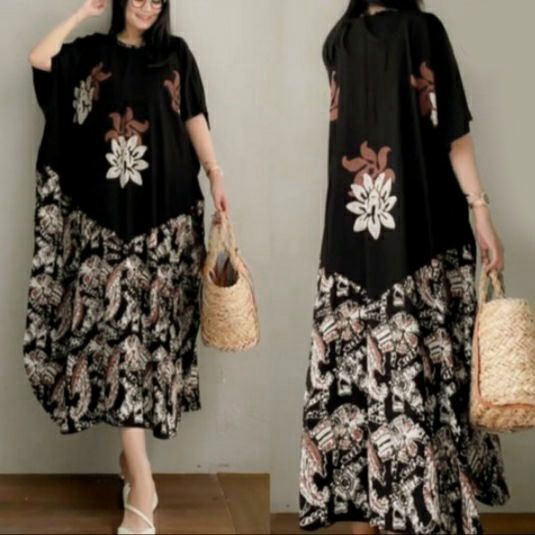 Jual Daster Busui Kekinian Jumbo Ld 130 Daster Rayon Kekinian Lowo ...