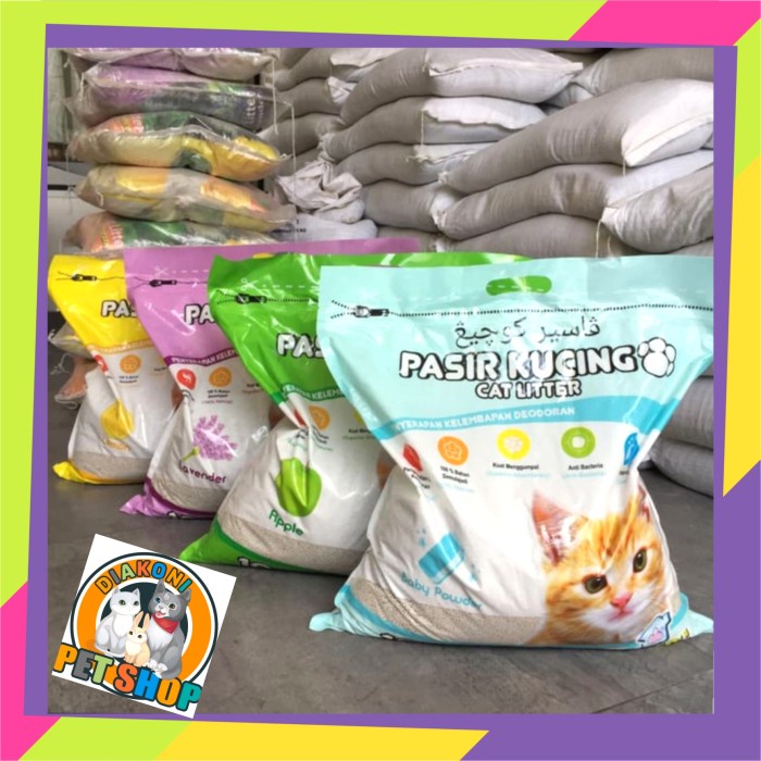 Jual Pask Pasir Kucing Kawan 5Litter Pasir Wangi Kucing Gumpal 5L 5 L ...