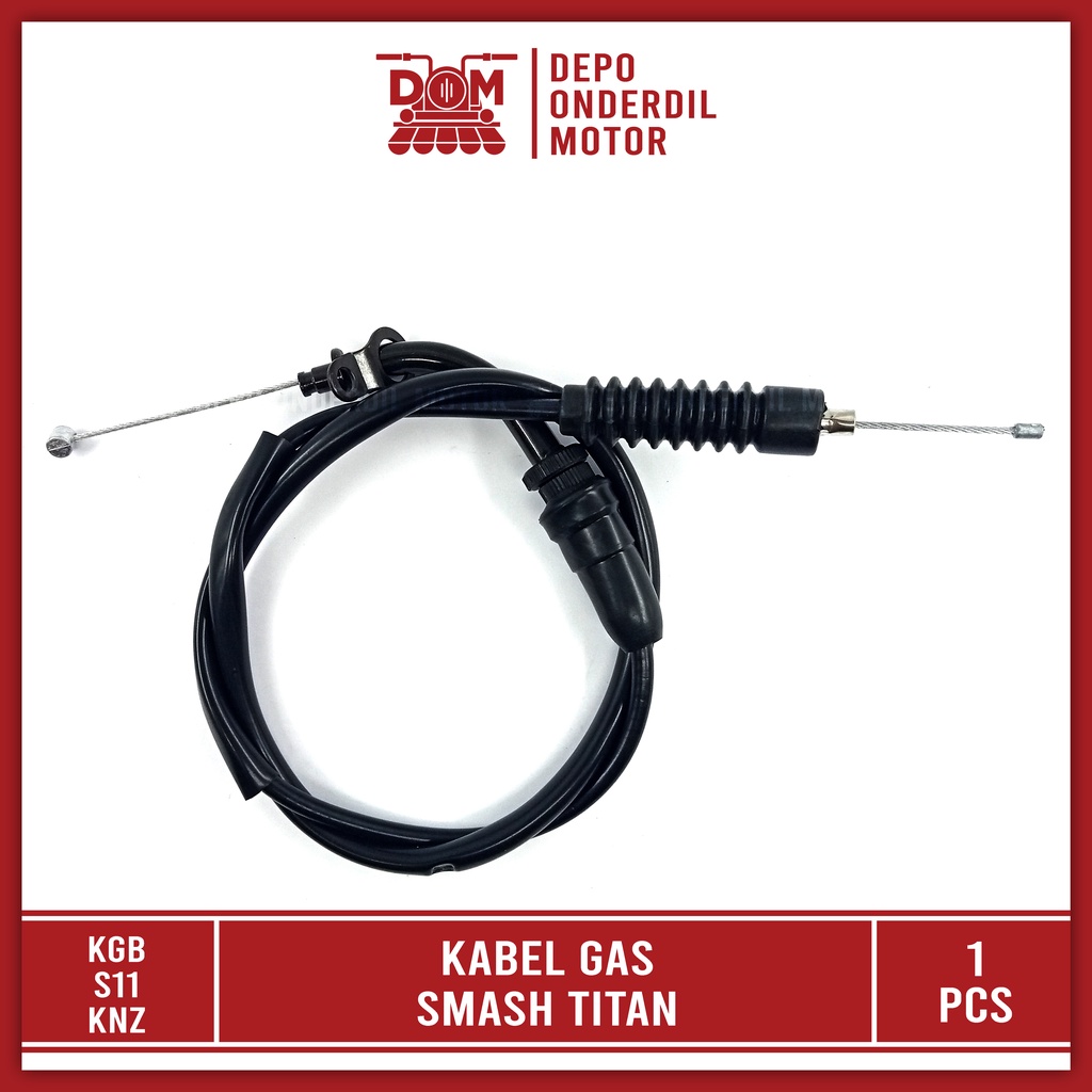 Jual Kabel Gas Smash Titan (KNZ) Throttle Cable Seling Iner Kawat Tali ...