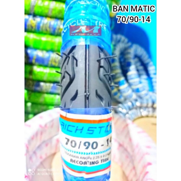 Jual ban motot metic 70/90-14 ban metic ring 14 ban babyloc ban cacing ...