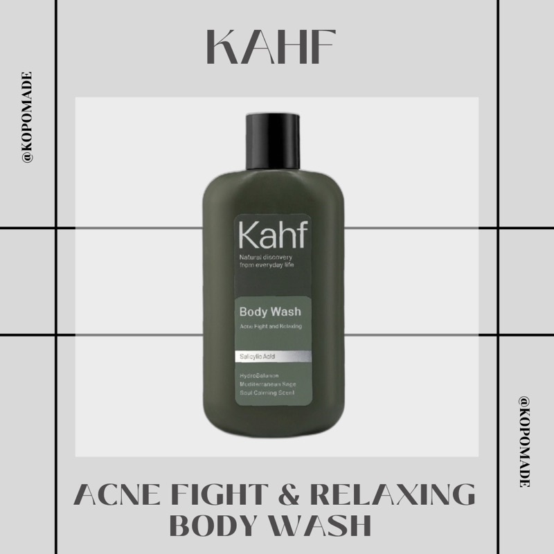 Jual Kahf Acne Fight & Relaxing Body Wash 200 ML | Shopee Indonesia