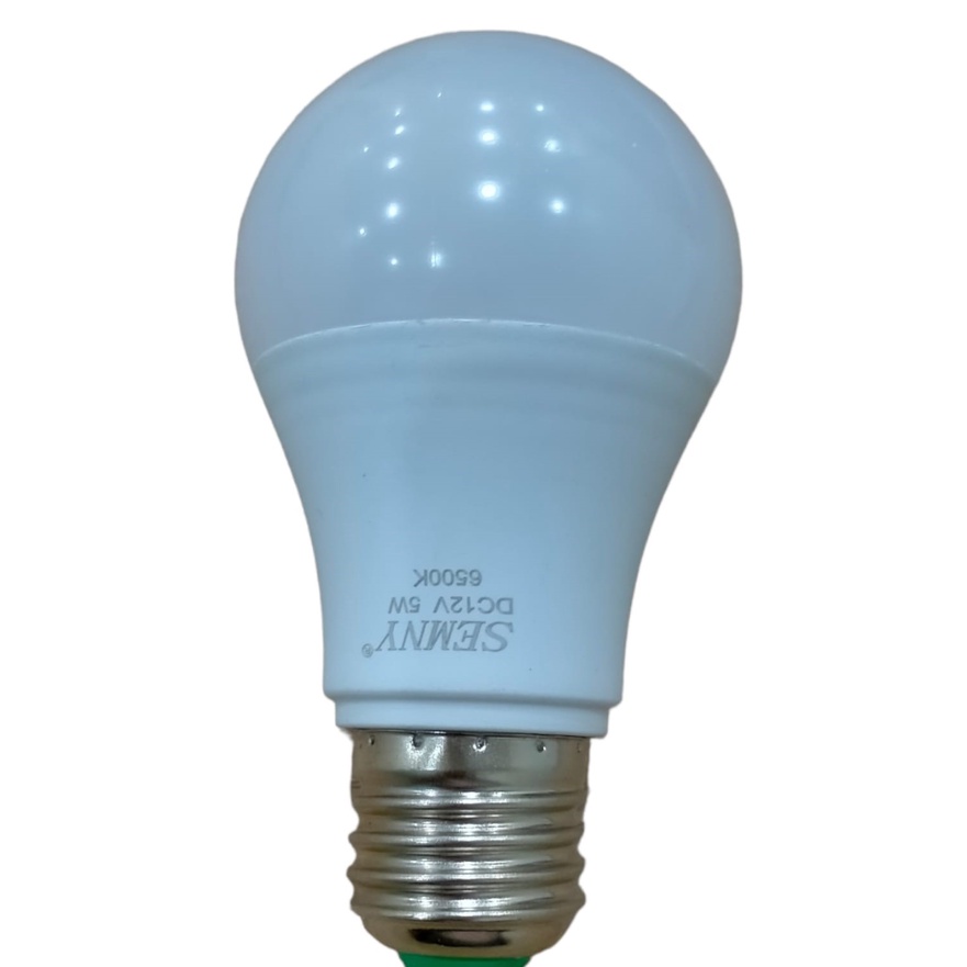 Jual Bohlam Lampu LED DC 12V 5W E27 Putih SY-228 5W Fitting Ulir E27 ...