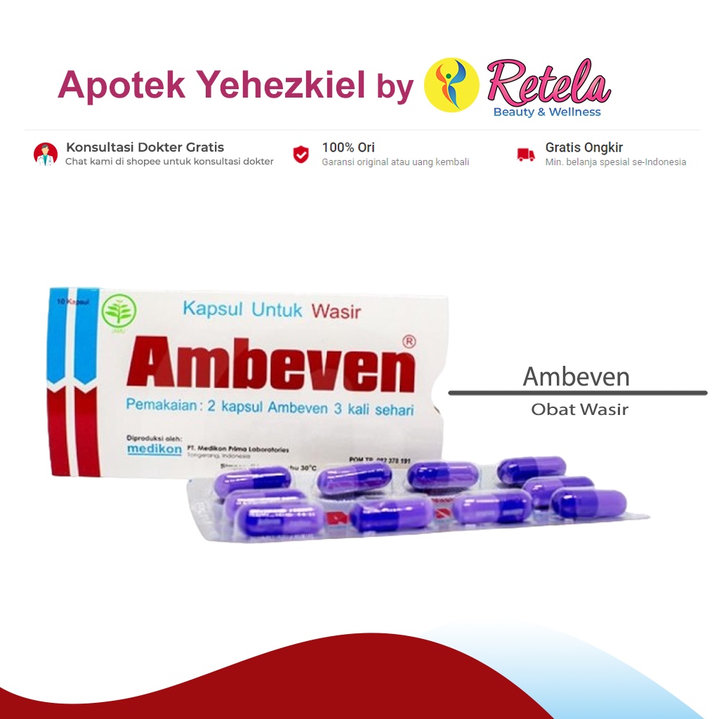 Jual AMBEVEN 1 STRIP 10 CAPSUL | Shopee Indonesia
