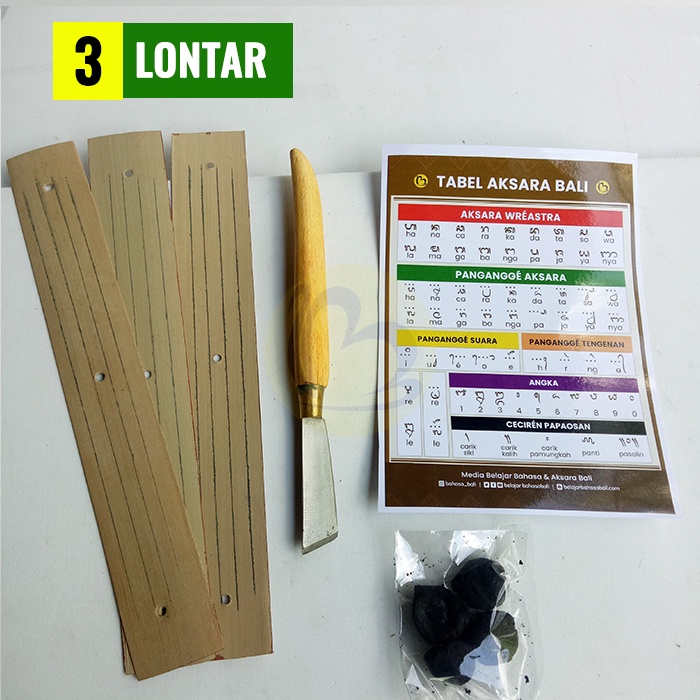 Jual [Paket 4] Paket Komplit Nyurat Lontar : Pangrupak, Lontar, Tingkih ...