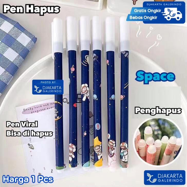 Jual Pulpen Viral Pen Bisa Di Hapus Gambar Karakter Spinning Pen Led