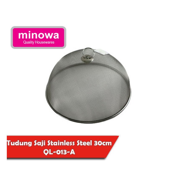 Jual Minowa Tutup Sayur /Tudung Saji Stainless Steel 30cm | Shopee Indonesia