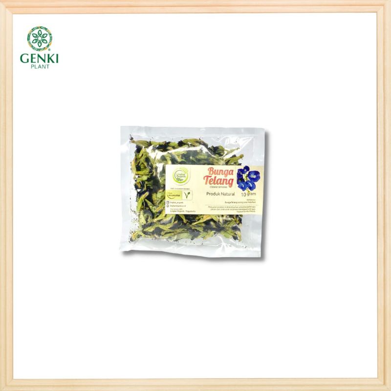 Jual Lingkar Organik Bunga Telang Kering (Dried Butterfly Pea Flower ...