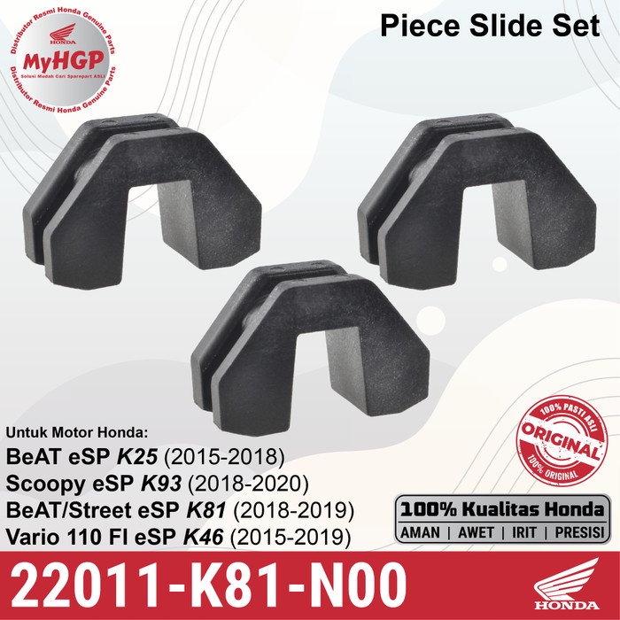 Jual 22011-K81-N00 - Piece Slide Set - BeAT Scoopy Vario-110 FI eSP ...