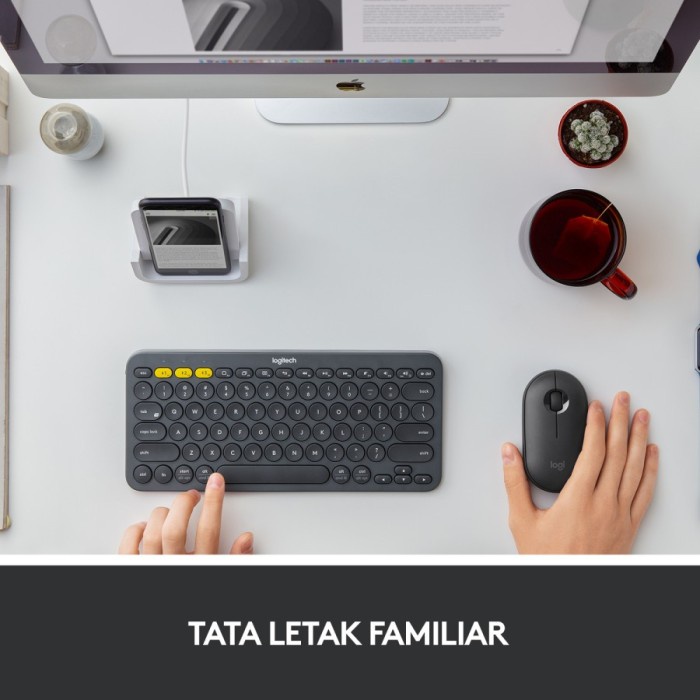 Jual Keyboard Logitech Wireless Keyboard K380 Original Garnasi Resmi 1 ...