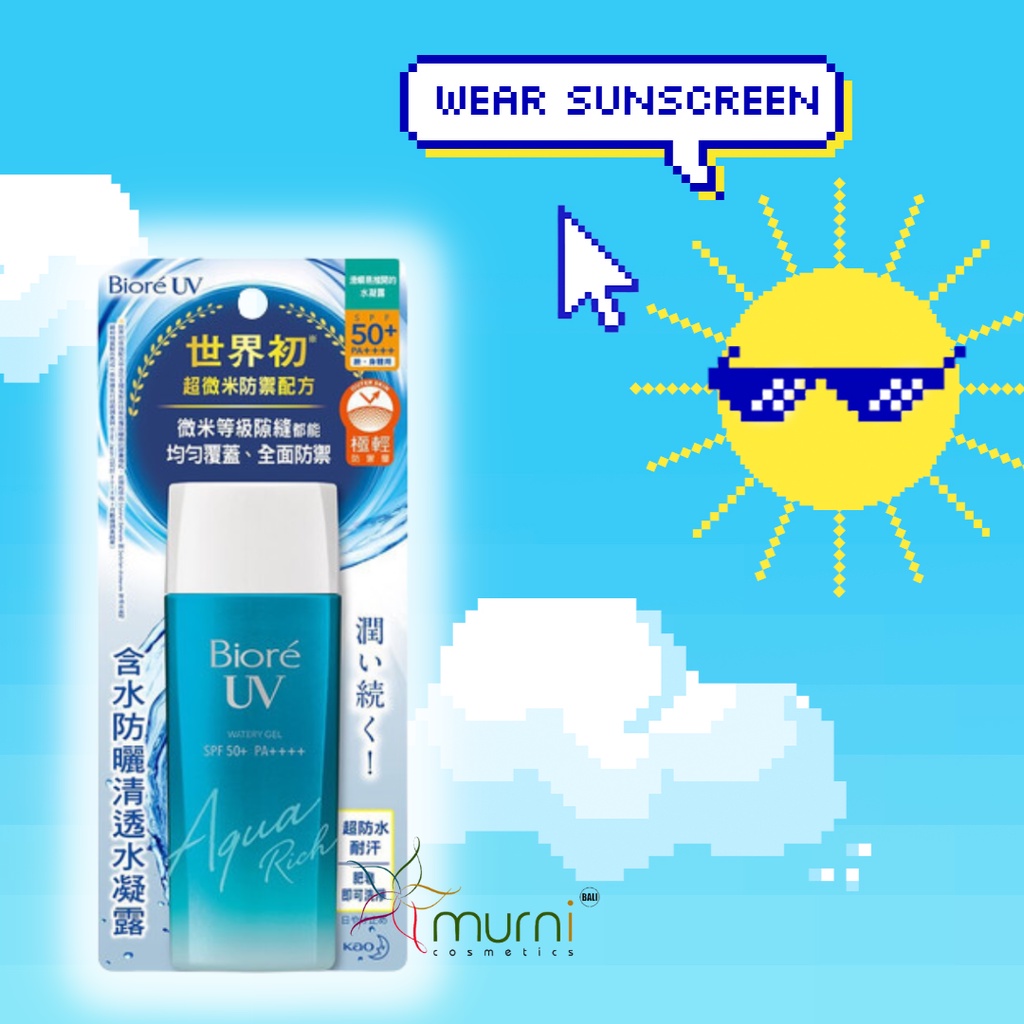 Jual BIORE UV Aqua Rich Watery Essence Sunscreen Rich Water Gel SPF 50 ...