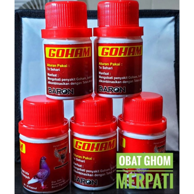 Jual GOHAM BARON JAMU OBAT UNTUK BURUNG GOHAM JAMUR PARASIT | Shopee ...