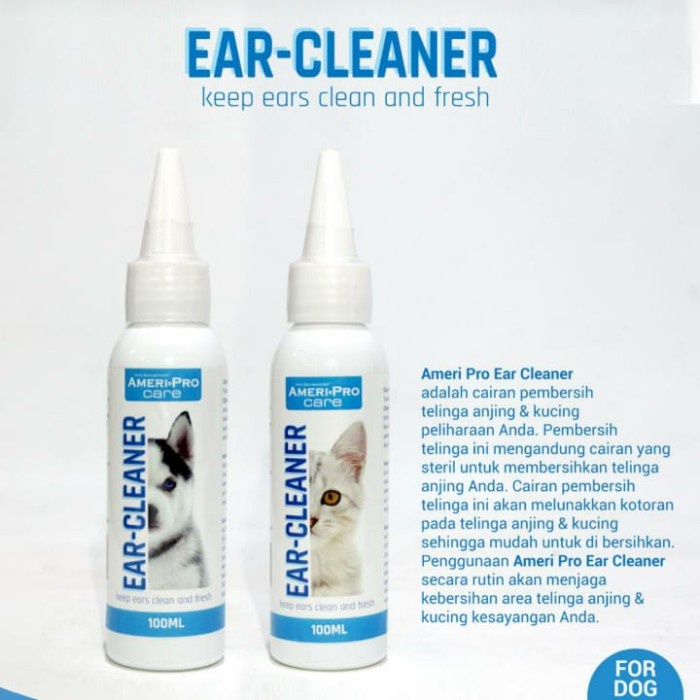 Jual AMERIPRO CARE EAR CLEANER CAT AND DOG | Shopee Indonesia